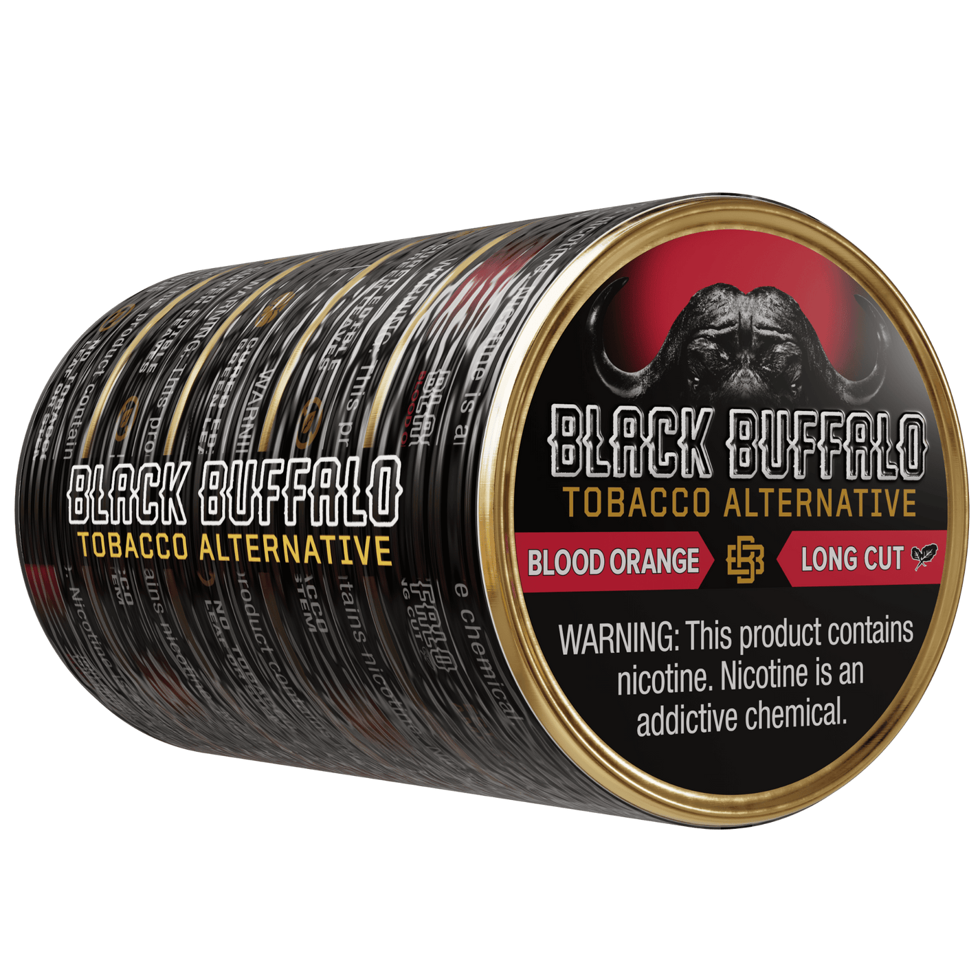 Blood Orange Long Cut | Smokeless No Tobacco Alternative – Black Buffalo